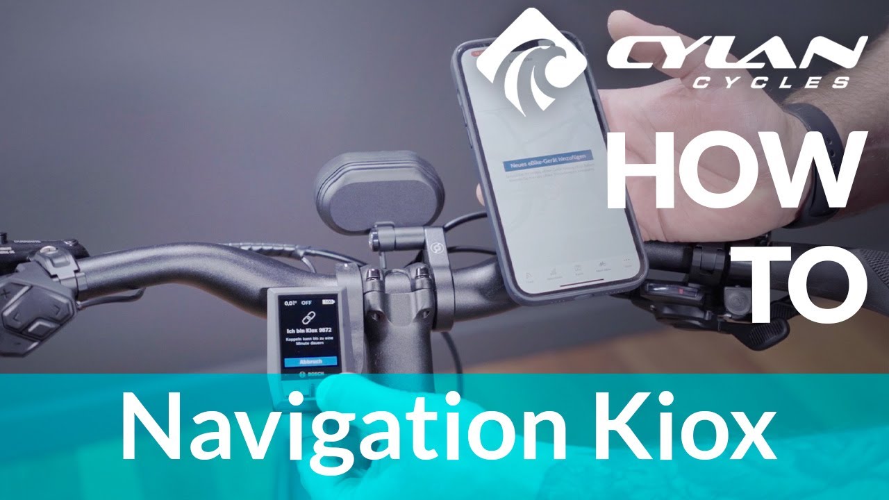 E-Bike Navigation Bosch Kiox Display – CYLAN