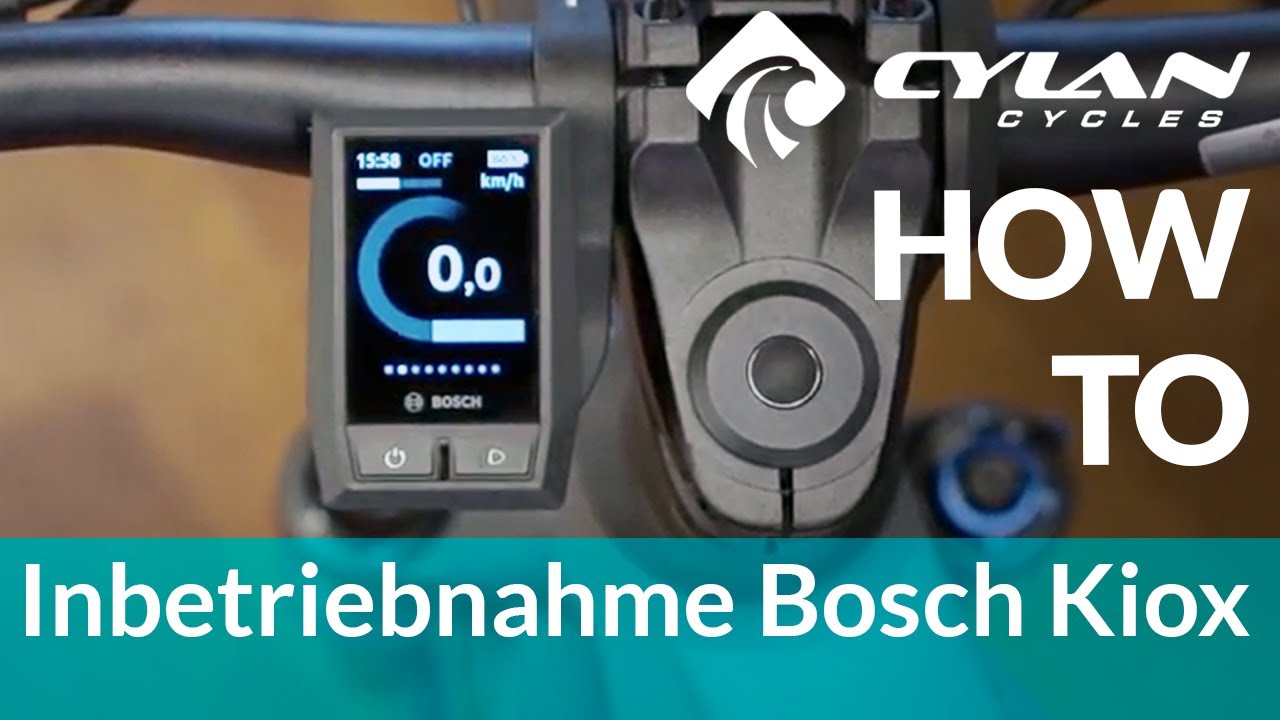 Erste Inbetriebnahme Bosch Kiox Display – CYLAN